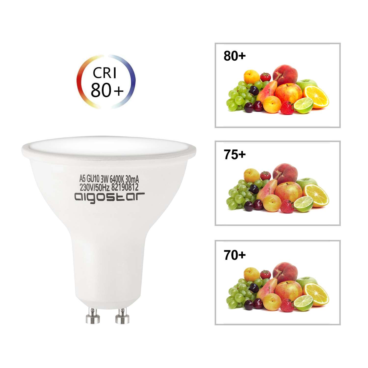 LED GU10 3W 6500K - Prendeluz - Online lighting store